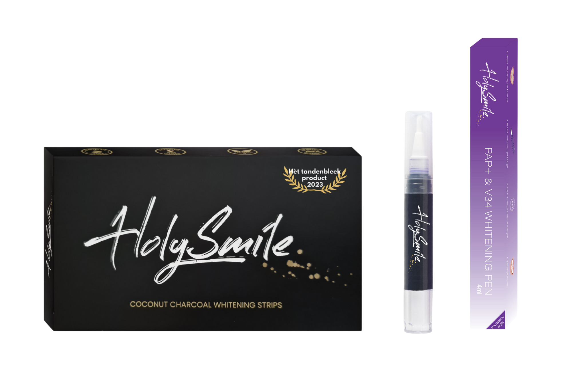 Whitening Strips & Pen Bundle for the ultimate white teeth – Holysmile